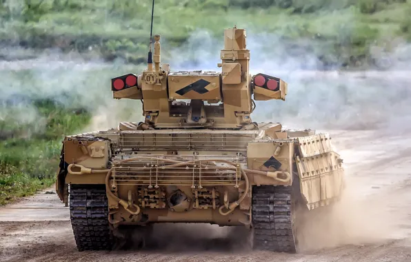 Wallpaper rear view, BMPT, Object 199, the fighting vehicle of support ...