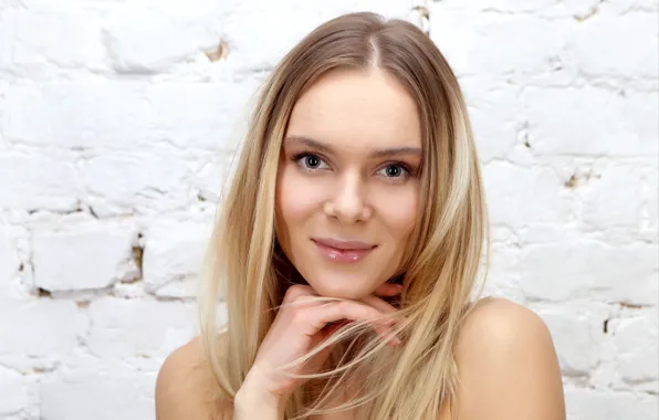 Wallpaper Model, Smile, Portrait, Close Up, White Background, Karissa ...