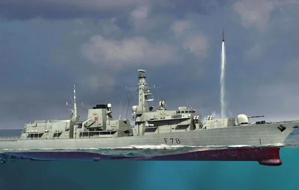 Wallpaper UK, frigate, royal navy, HMS Type 23 Frigate - Kent (F78) for ...