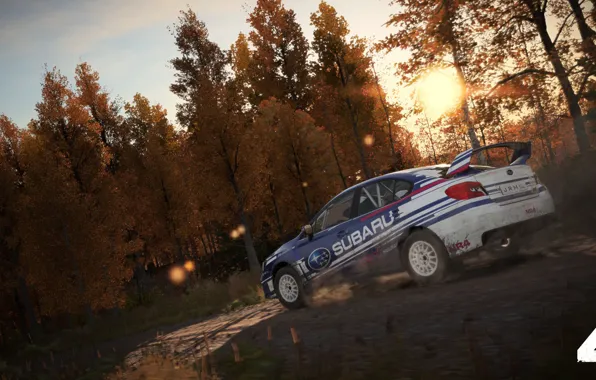 Wallpaper car, Subaru, game, race, speed, Dirt 4 for mobile and desktop ...
