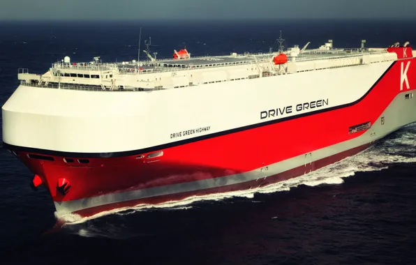 Download wallpaper Sea, The ship, A cargo ship, RoRo, RORO, Vehicles ...