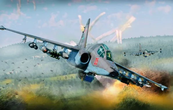 Wallpaper USSR, The su-39, Su-25TM, OKB P. O. Sukhoi, Front - line ...