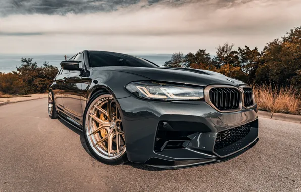 Wallpaper BMW, Car, Touring, Gold, Vossen, Wheels, Rear images for ...