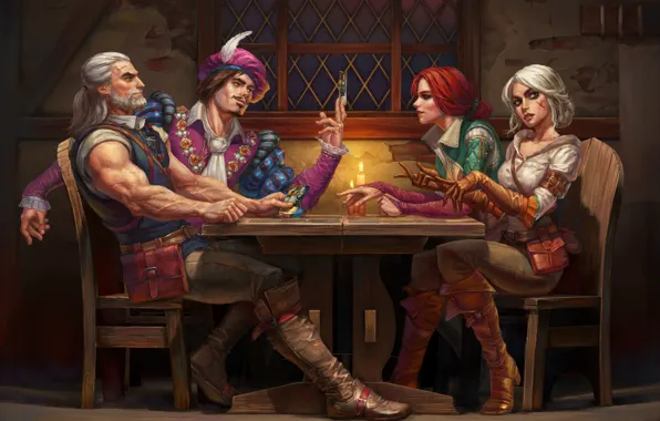 Wallpaper the Witcher, Triss merigold, Buttercup, the witcher 3 wild ...