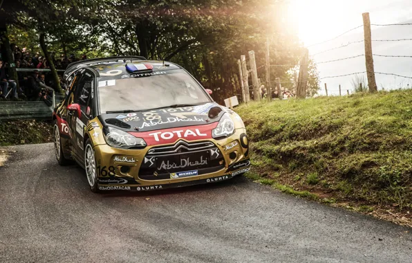 Wallpaper Auto, Sport, Machine, Turn, Citroen, Day, Citroen, DS3, WRC ...