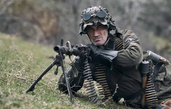 Download wallpaper weapons, army, soldiers, section men in resolution ...