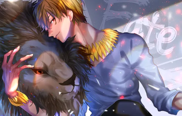 Wallpaper Leo, anime, art, guy, Gilgamesh, Fate stay night, Archer for ...