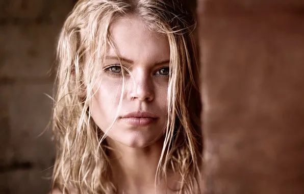 Wallpaper portrait, sponge, the beauty, curls, bokeh, Hypnotica for ...