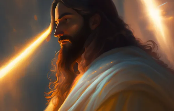 Download wallpaper Jesus, Look, Hair, Male, Religion, Jesus Christ ...