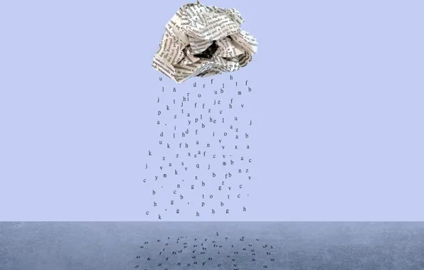 Wallpaper letters, rain, newspaper for mobile and desktop, section ...