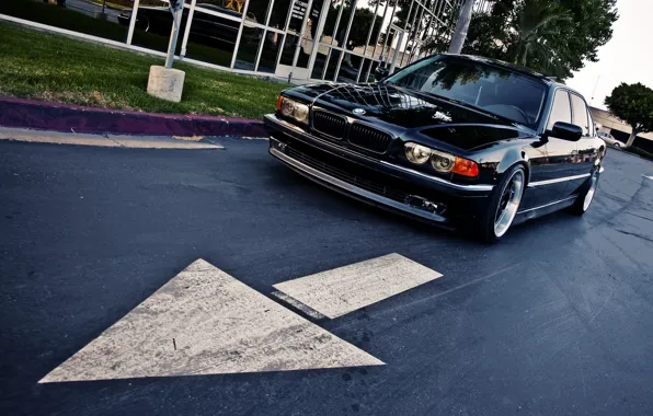 Wallpaper road, tuning, drives, Boomer, seven, e38, bumer, bmw 740 for ...
