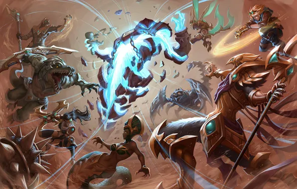Wallpaper the battle, League of Legends, League of legends for mobile ...