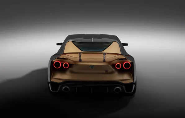 Download wallpaper Concept, Nissan, rear view, 2018, ItalDesign, GT-R50 ...
