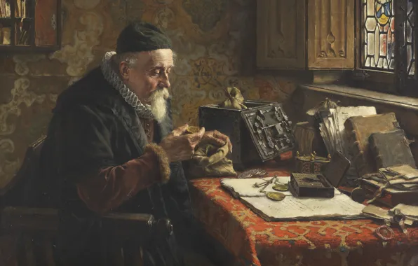 Download wallpaper German painter, German painter, oil on canvas, The ...