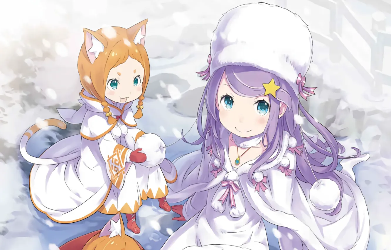 Wallpaper girl, Re: Zero kara hajime chip isek or Seikatsu, Mimi ...