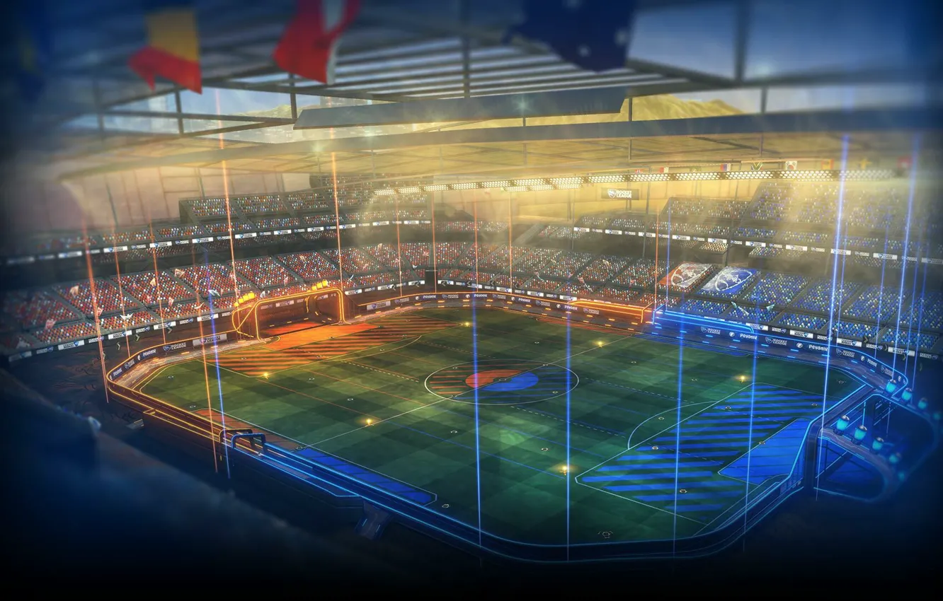 Wallpaper Football, Game, Field, Rocket League, Videogame images for ...