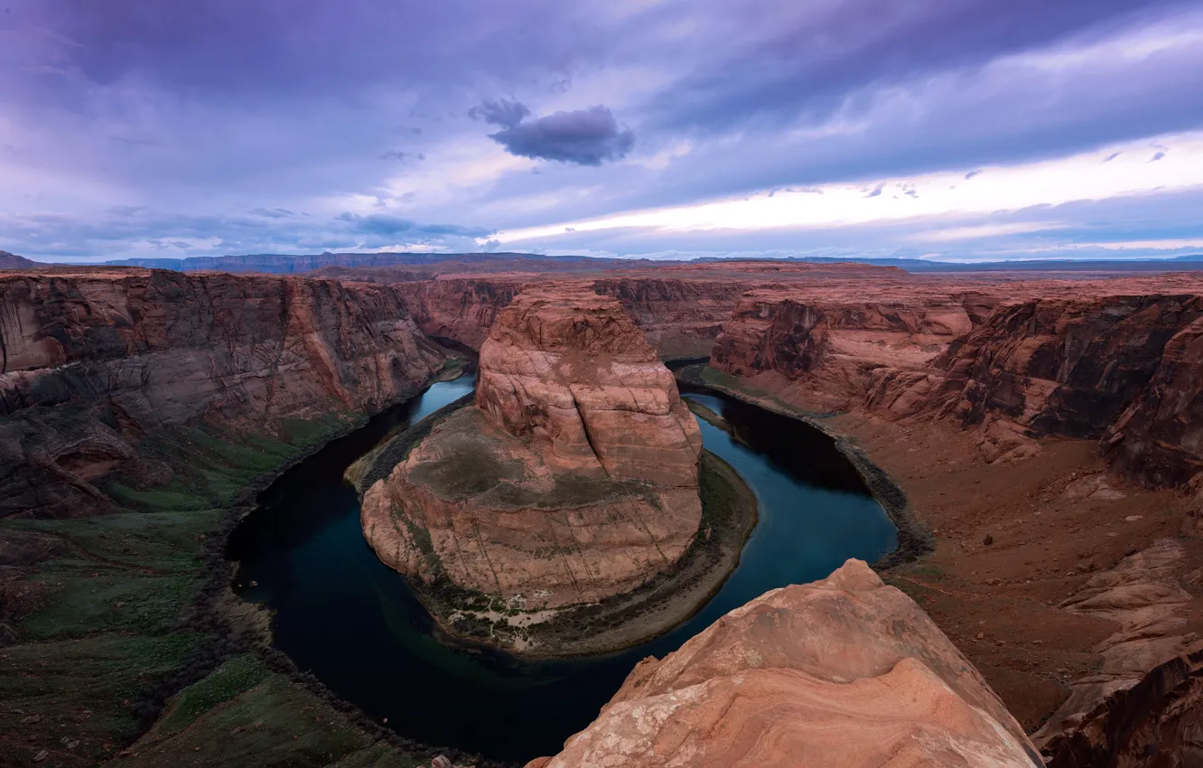 Wallpaper clouds, horizon, Colorado, AZ, Arizona, Colorado, Horseshoe ...