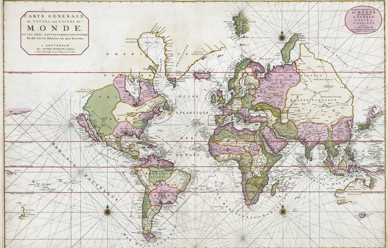 Wallpaper World map, Geography, World map, 1693, Ancient World Maps ...
