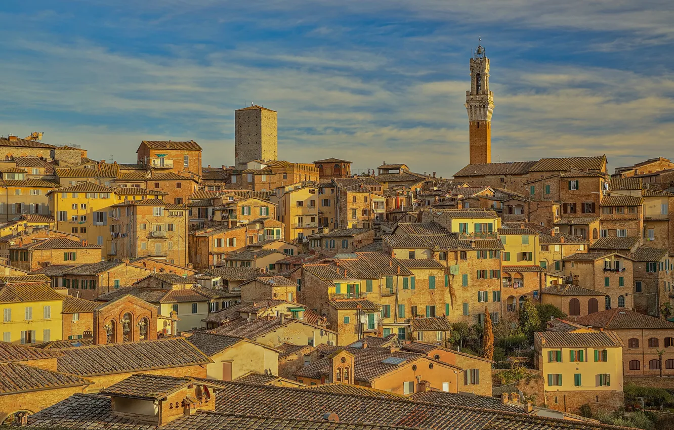 Wallpaper tower, home, Italy, Siena for mobile and desktop, section ...
