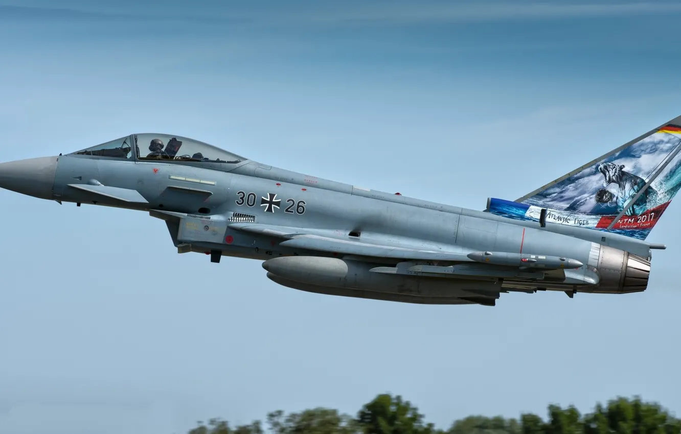 Wallpaper the sky, tuning, combat aircraft, Eurofighter EF2000 images ...
