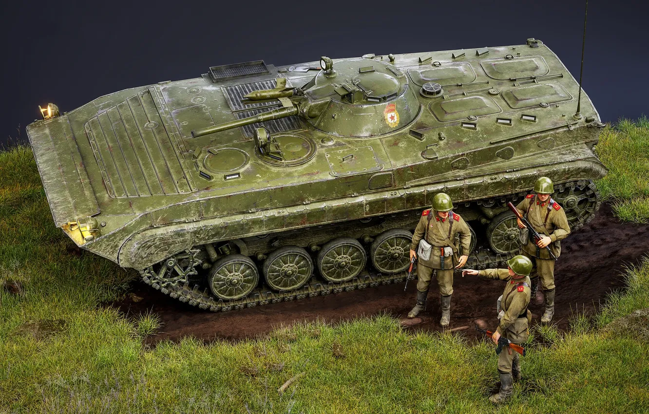 Wallpaper USSR, BMP-1, Motorized riflemen for mobile and desktop ...