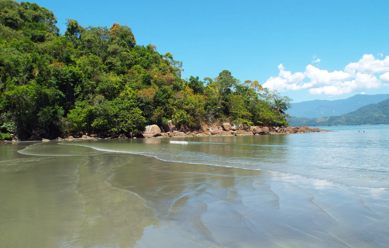 Wallpaper Brazil, Ubatuba, Estaleiro Beach 3 for mobile and desktop ...
