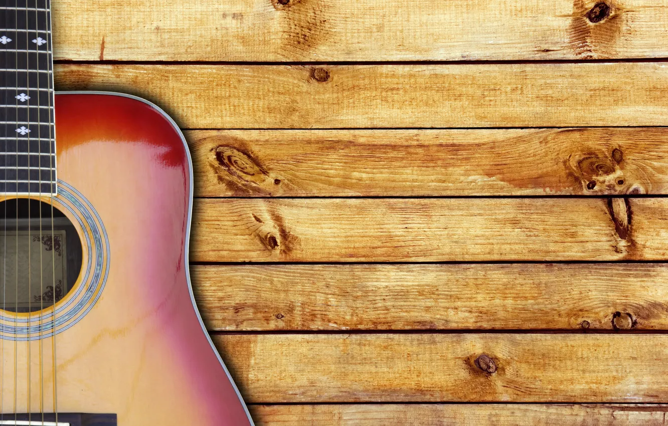 Wallpaper guitar, wood, tables images for desktop, section музыка ...