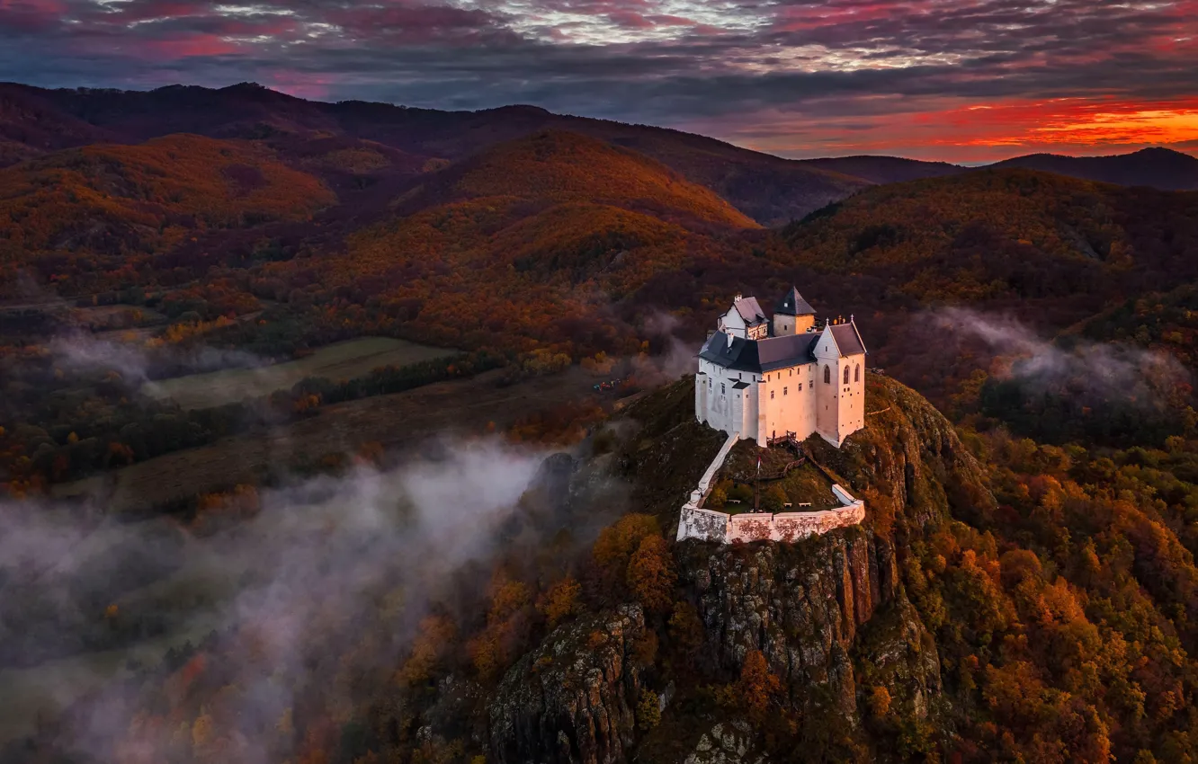 Wallpaper Hungary, Hungary, Zemplen Mountains, Fuzer Castle, Fuzer ...