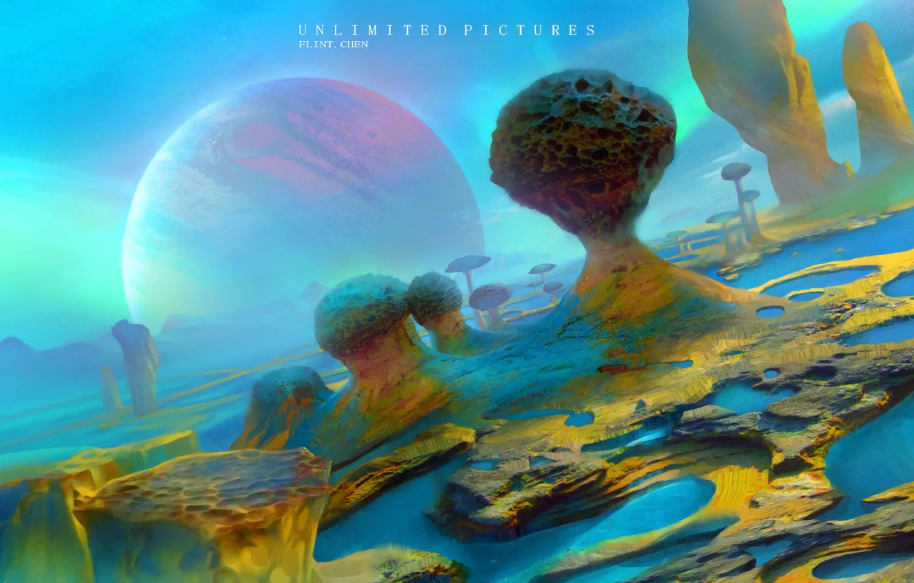 Wallpaper landscape, planet, nowhere for mobile and desktop, section ...