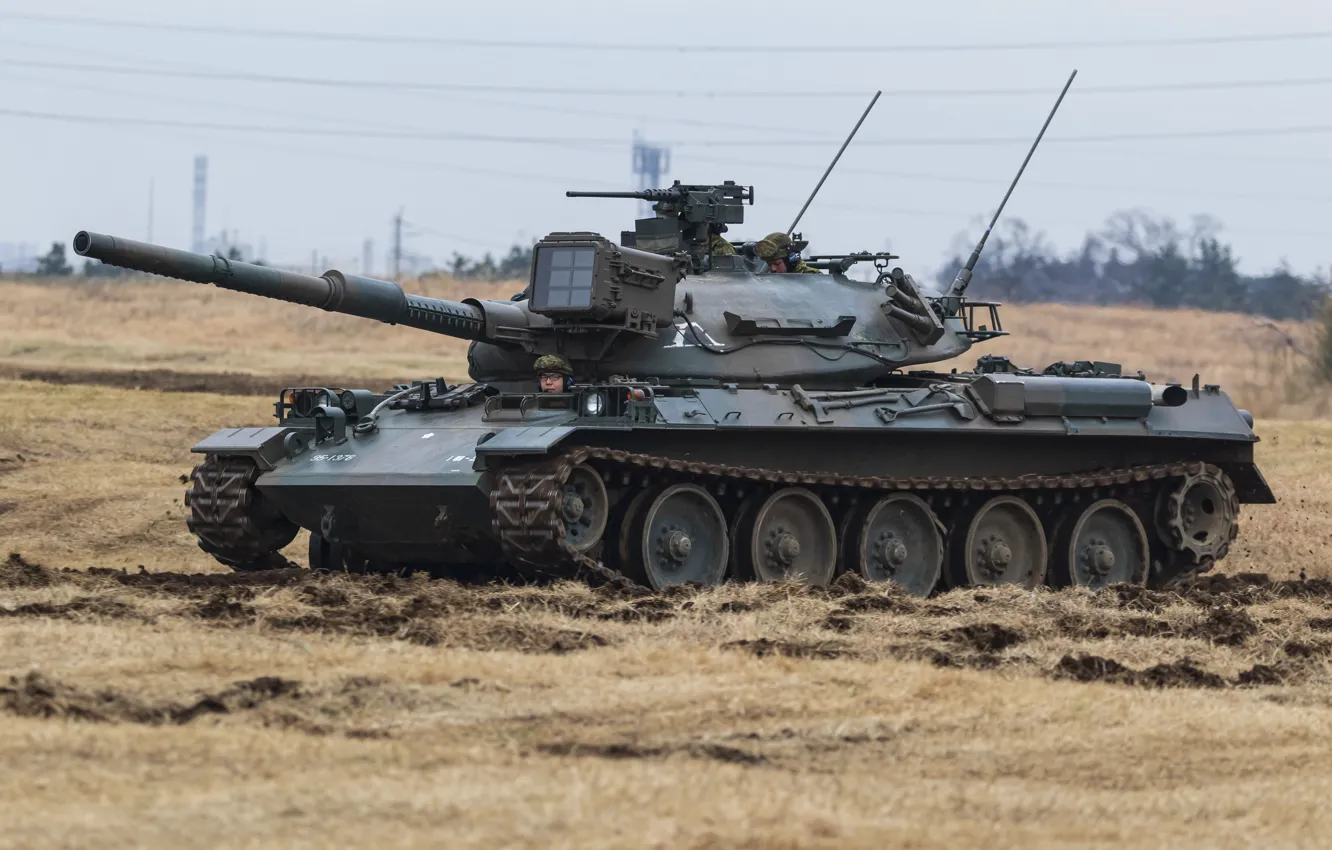 Wallpaper Japan, Defense Force, Type 74 for mobile and desktop, section ...