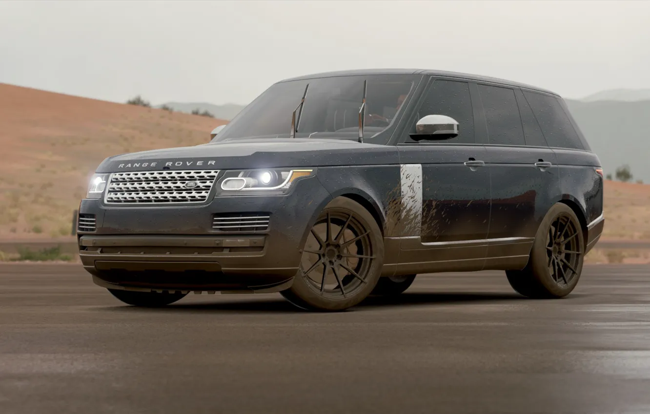 Wallpaper dirt, Rain, Range Rover, Rain, Forza, Horizon 3, Turn10 for ...