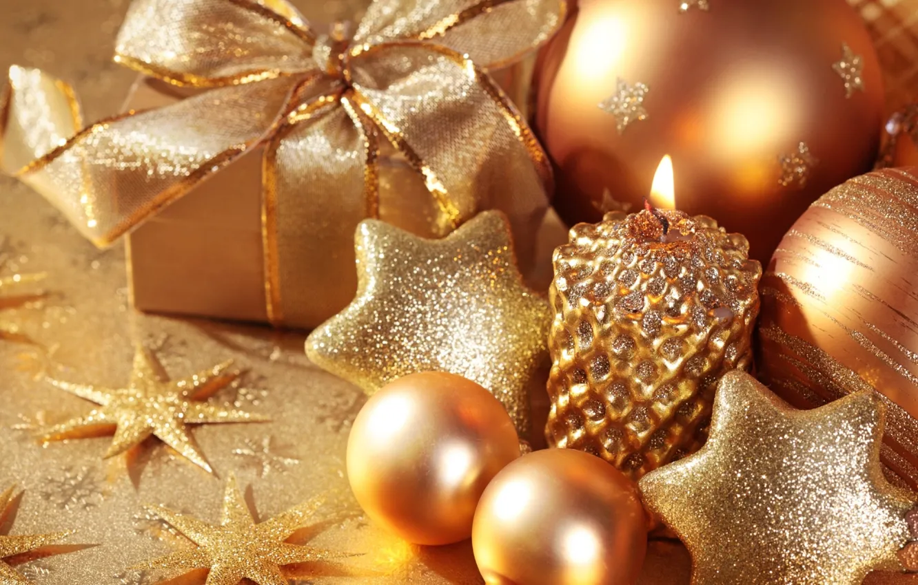 Wallpaper gift, toy, new year for mobile and desktop, section праздники ...