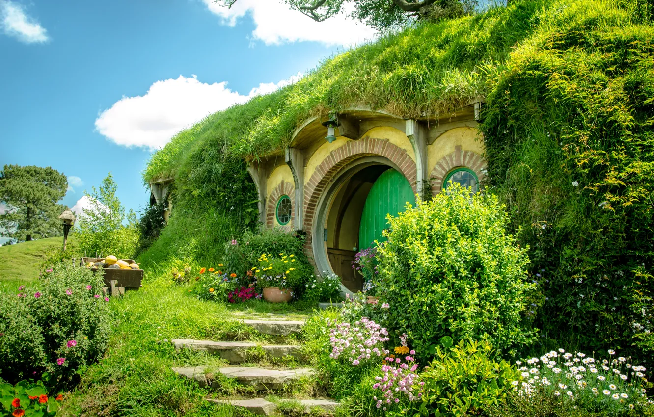 Wallpaper Grass, Steps, Nature, Grass, Green, The hobbit, Hobbit for ...