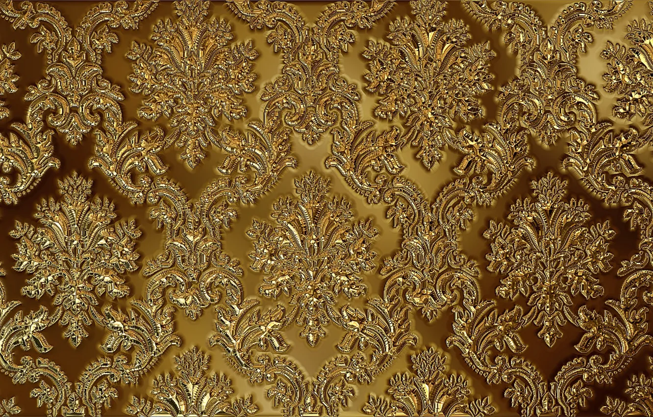 Wallpaper metal, gold, pattern, Shine, texture, gold plated, Golden ...
