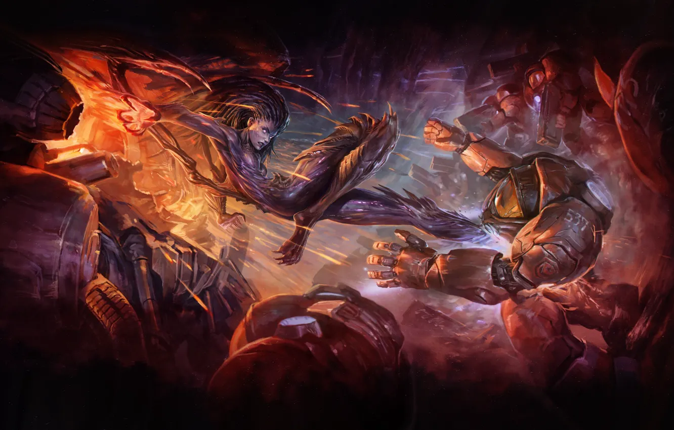 Wallpaper Girl, The game, Style, Girl, Soldiers, Hero, Sarah, Fantasy ...