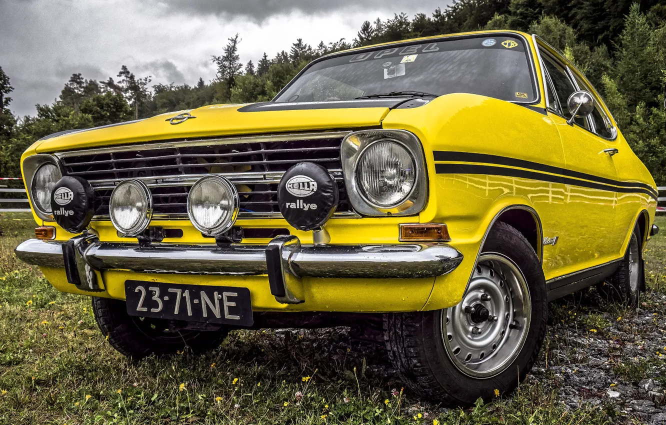 Wallpaper car, Yellow, classic, Opel Kadett images for desktop, section ...