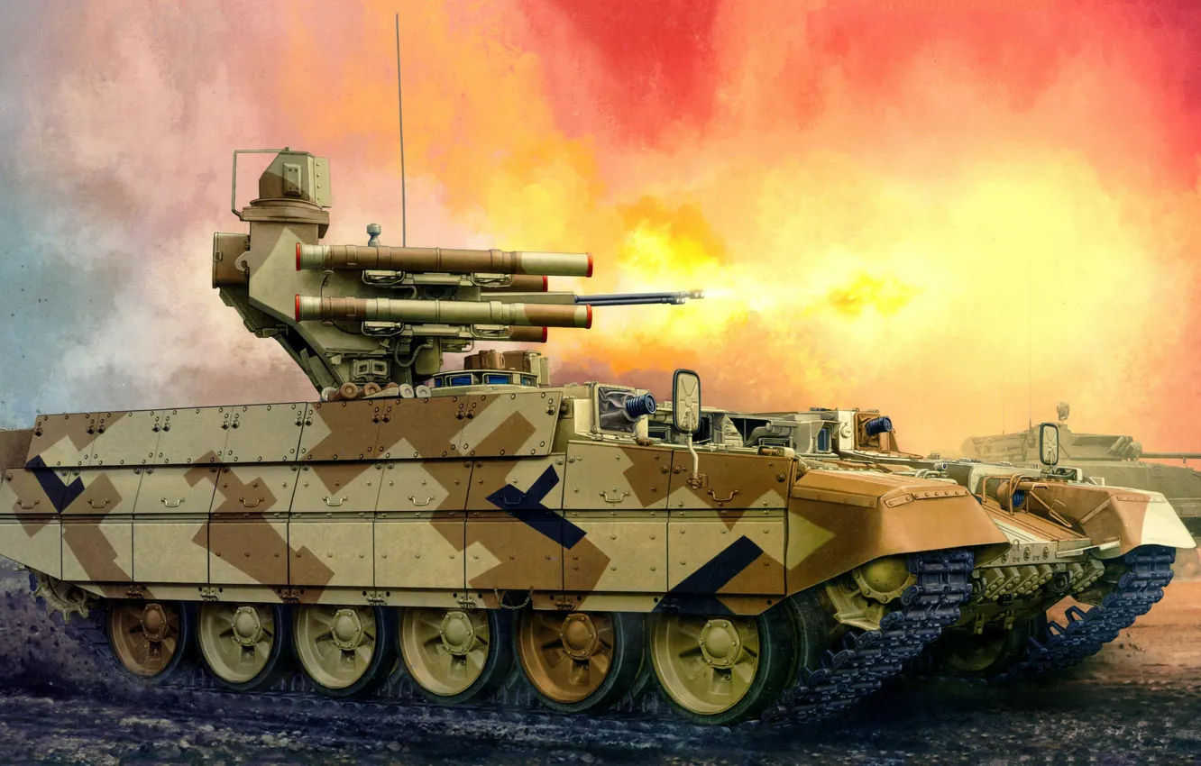 Wallpaper Russia, Armor, Object 199, BMPT Terminator for mobile and ...