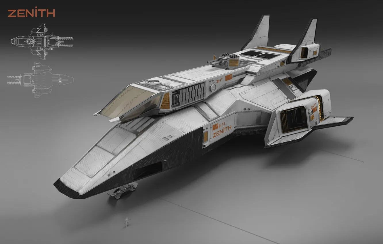 Wallpaper design, model, Zenit, camera, zenith spaceship exterior ...