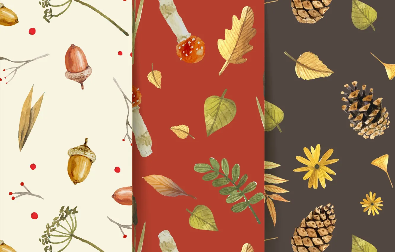 Wallpaper background, texture, patterns, Autumn, Background, Leaves for ...