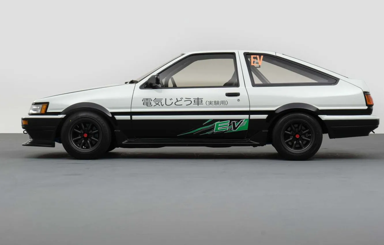 Wallpaper Toyota, side view, Toyota, show car, 2023, Toyota AE86 BEV ...