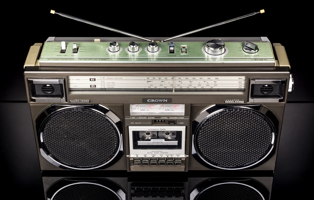 Wallpaper Retro, Crown, BoomBox, CSC-945L images for desktop, section ...