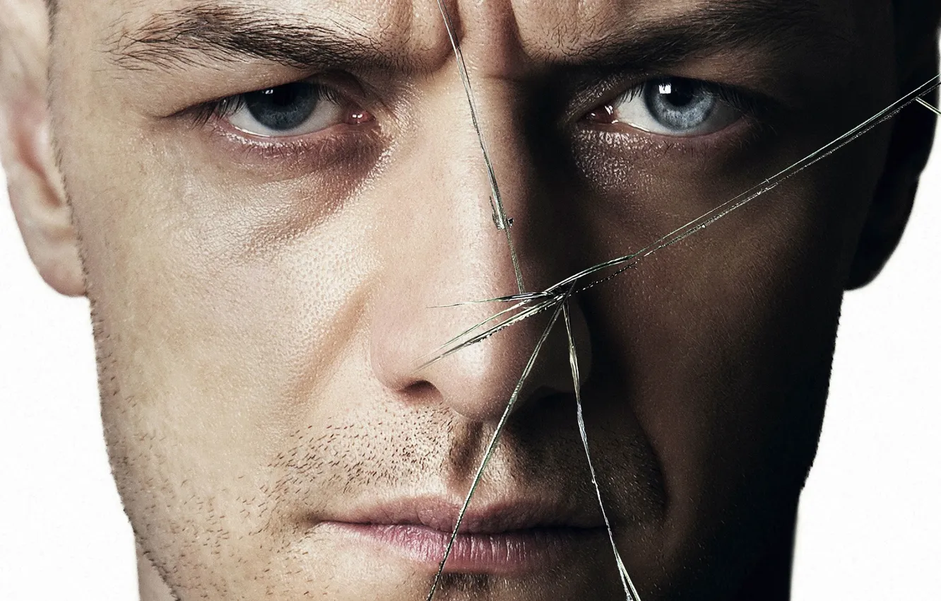 Wallpaper cinema, man, movie, face, James McAvoy, film, mad, Split for ...