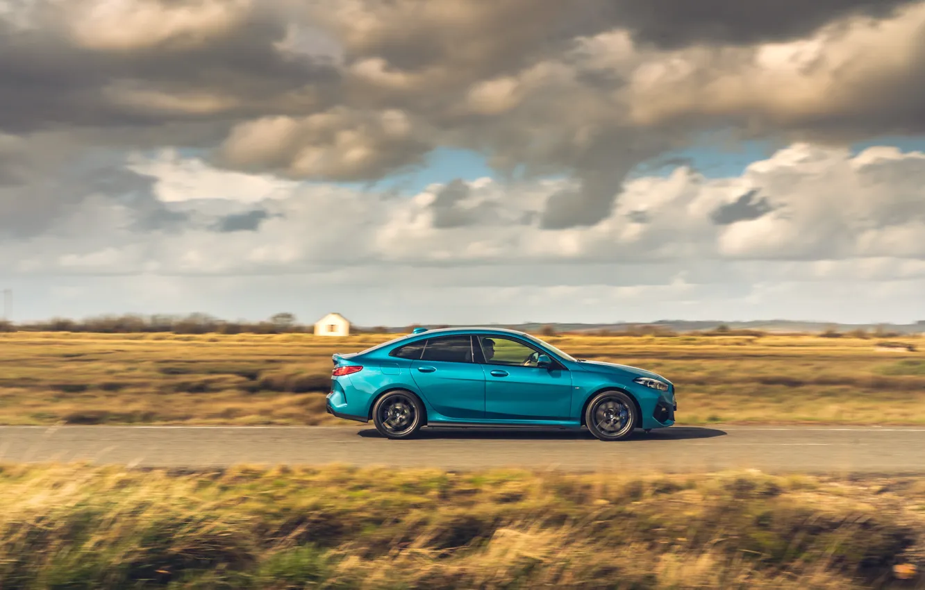 Wallpaper speed, BMW, side view, Gran Coupe, UK-spec, 2-Series, M Sport ...