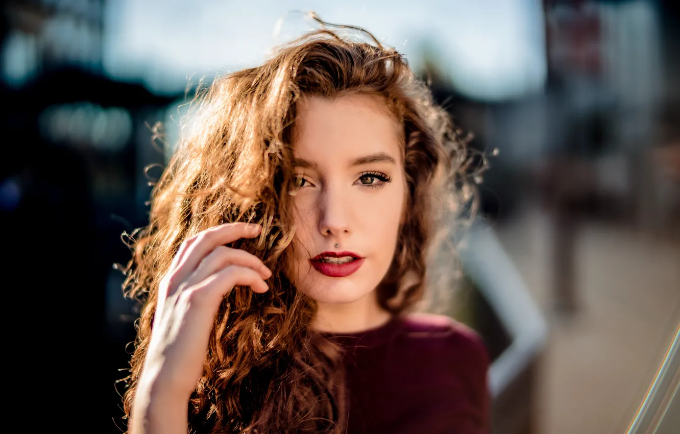 Wallpaper model, look, face, background, hair for mobile and desktop ...