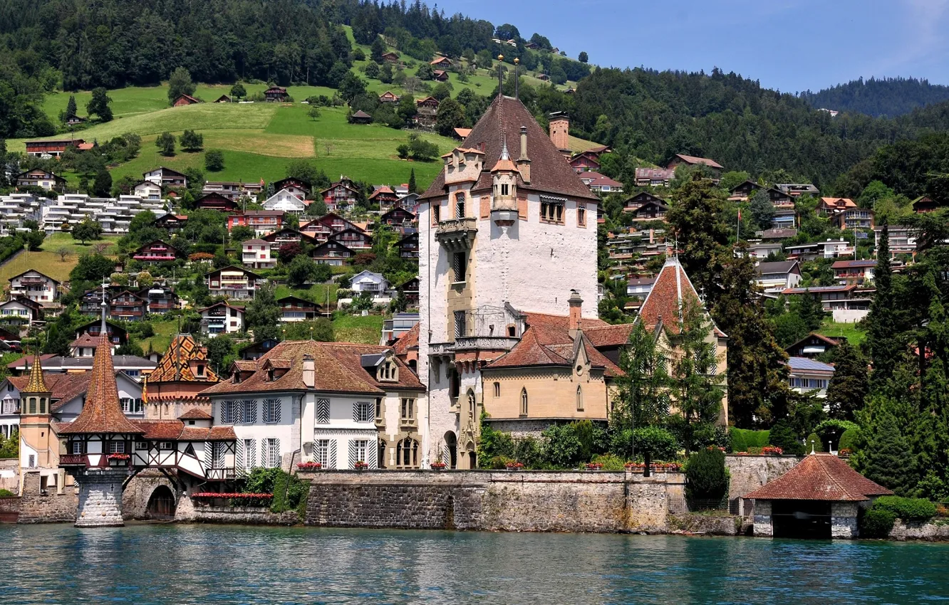 Wallpaper Switzerland, Castle, Oberhofen im Inntal, Oberhofen Castle ...
