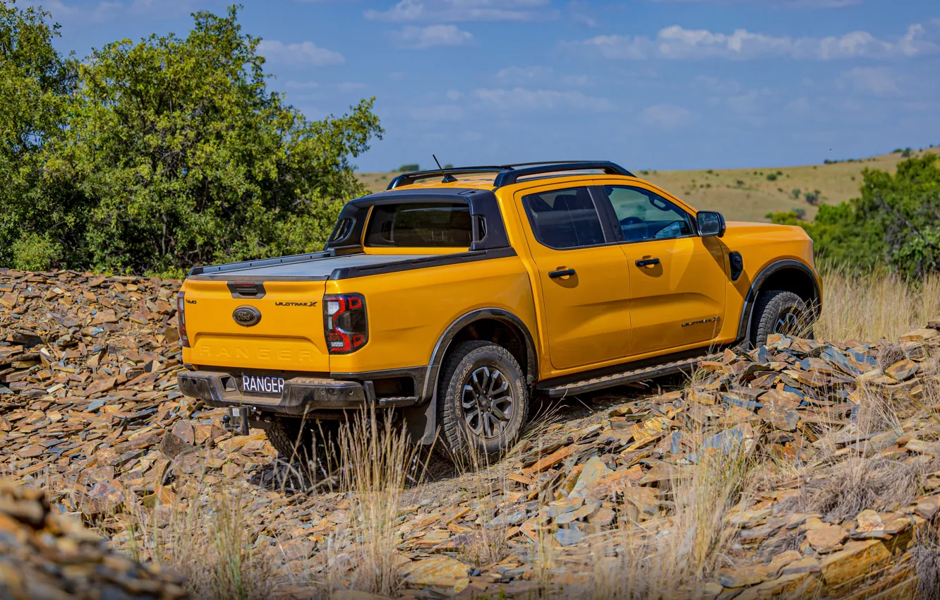 Wallpaper Ford, yellow, Ranger, Ford Ranger Wildtrak X for mobile and ...