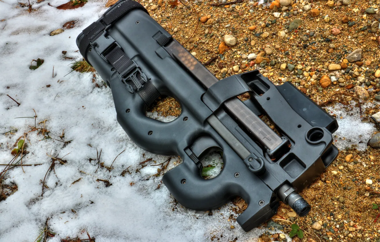 Wallpaper machine, SBR, FN PS90 for mobile and desktop, section оружие ...