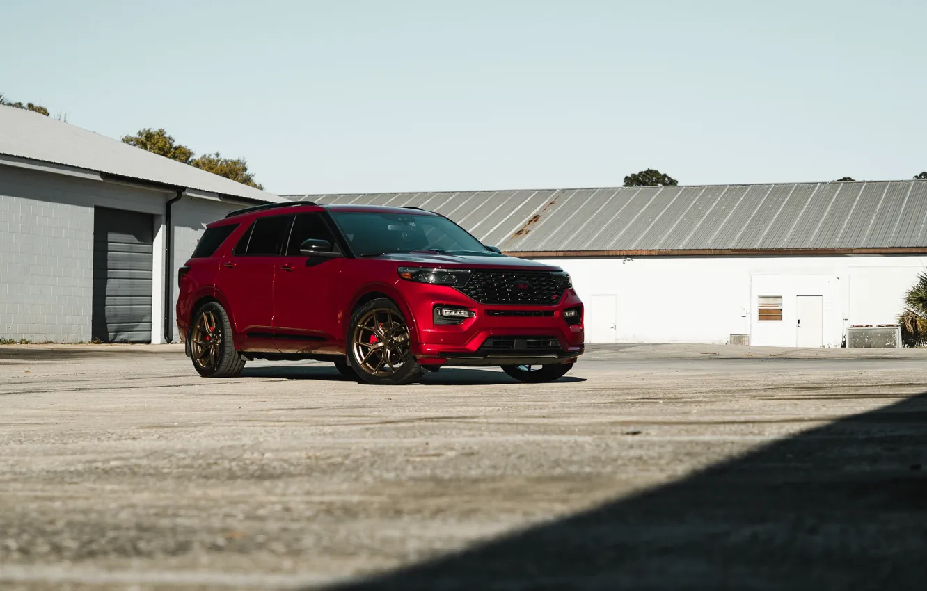 Wallpaper Ford, Red, Explorer ST images for desktop, section ford ...