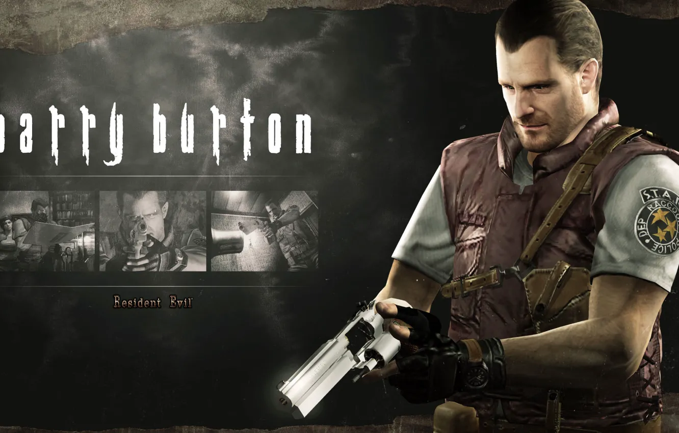 Wallpaper Barry Burton, Resident Evil HD Remaster, Steam Trading card ...