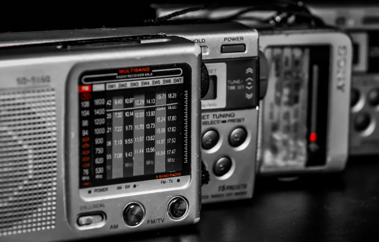 Wallpaper macro, background, Pocket radio for mobile and desktop ...